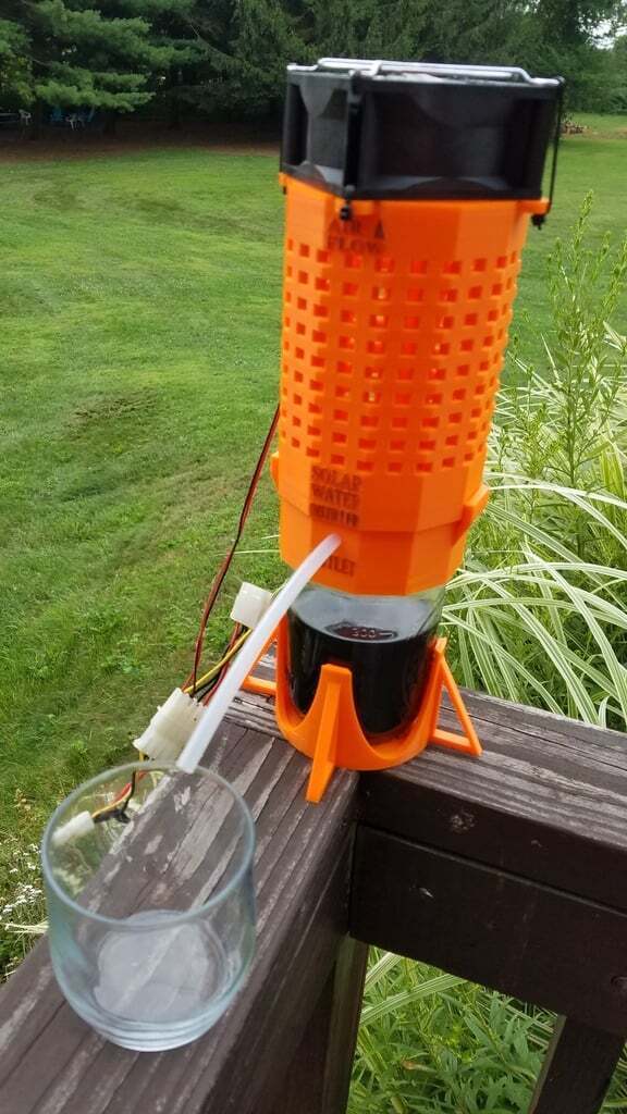 Распечатать в 3D работу DIY Solar Water Still (Survival Distiller ...