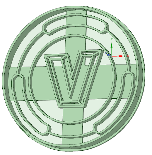 Fichier STL Monnaie Fortnite à l'emporte-pièce 🔧 ・Plan pour imprimante ...