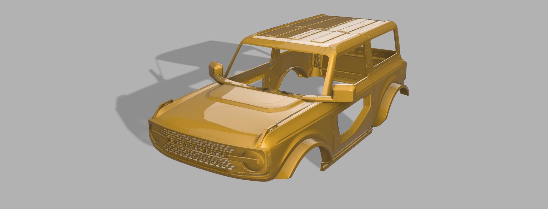🚙 Ford Bronco 2021・ 3D File for 3D printing・Cults