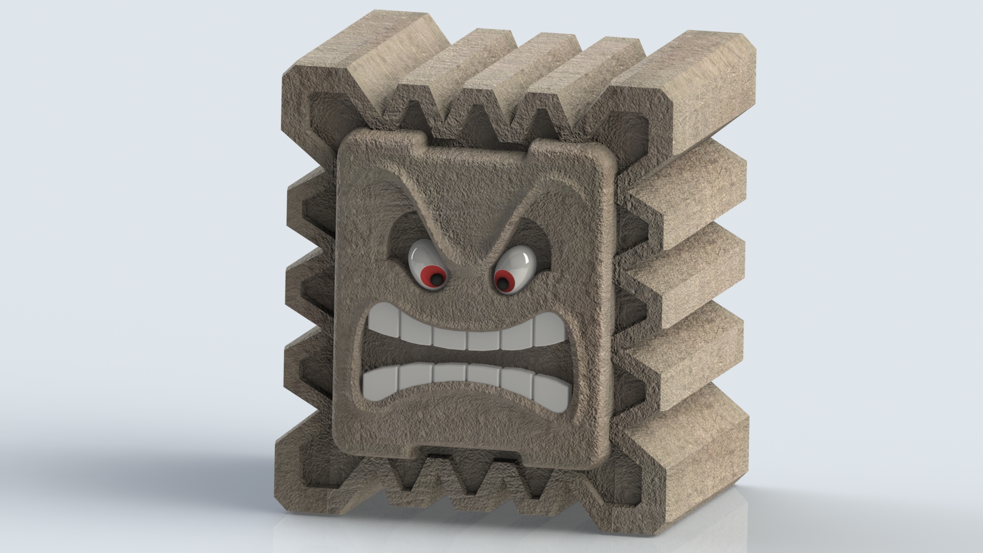 Archivo STL Thwomp Super nintendo world 🗺️ ・Diseño imprimible en 3D ...