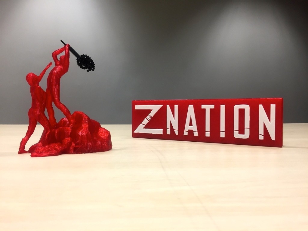 Free STL file Z Nation - Doc vs Zombie Statue 🧟 ・3D printable design to ...