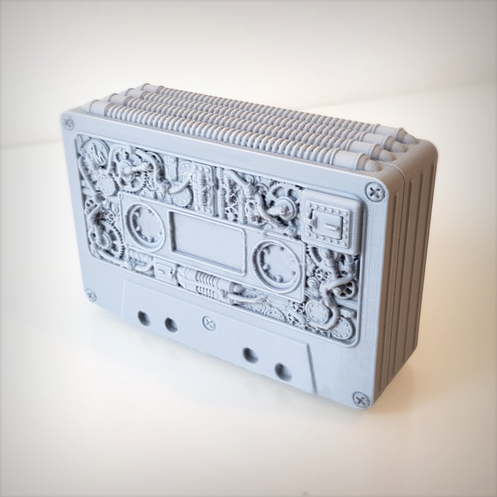 3D printer Steampunk audio cassette box. • made with CR 10・Cults