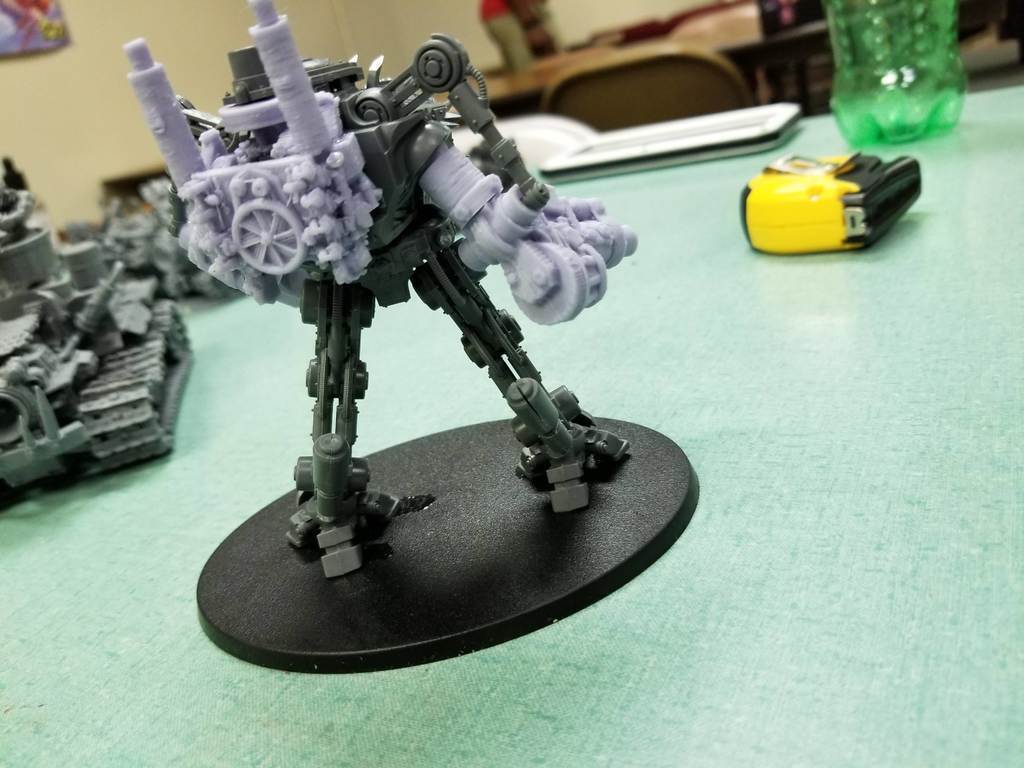 Free STL file Ork Warlord or Ghaz using a Dreadknight 🎲・3D printable ...
