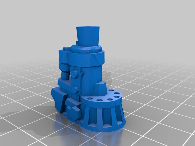 Free STL file Ork Warlord or Ghaz using a Dreadknight 🎲・3D printable ...