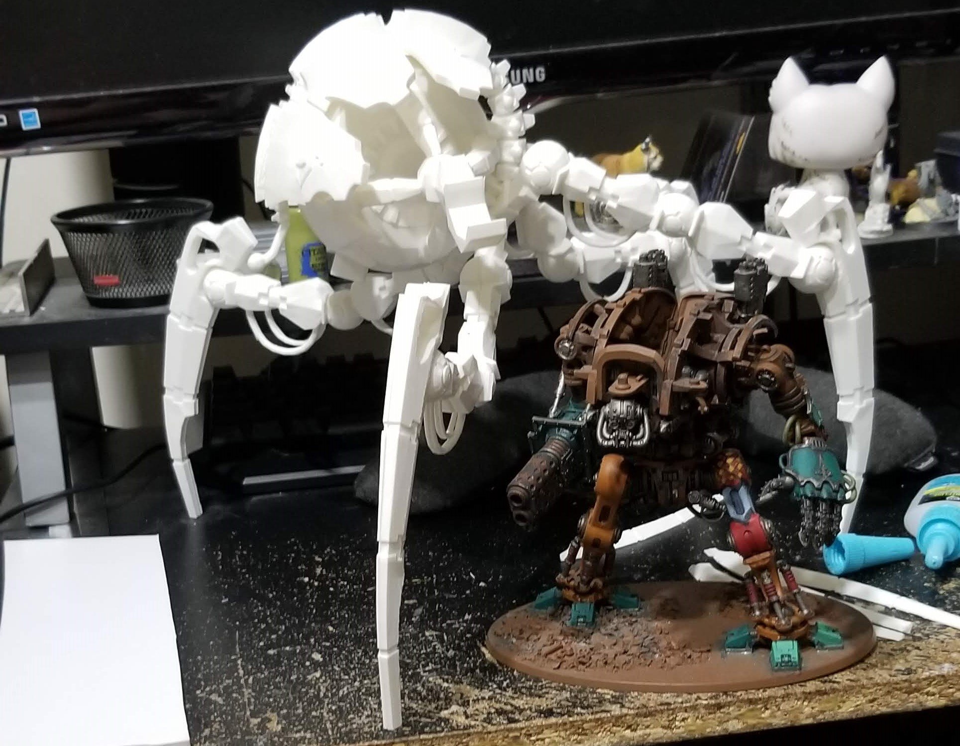 3D printed Serap-ta-tek BMF walker for Iron Undead・Cults