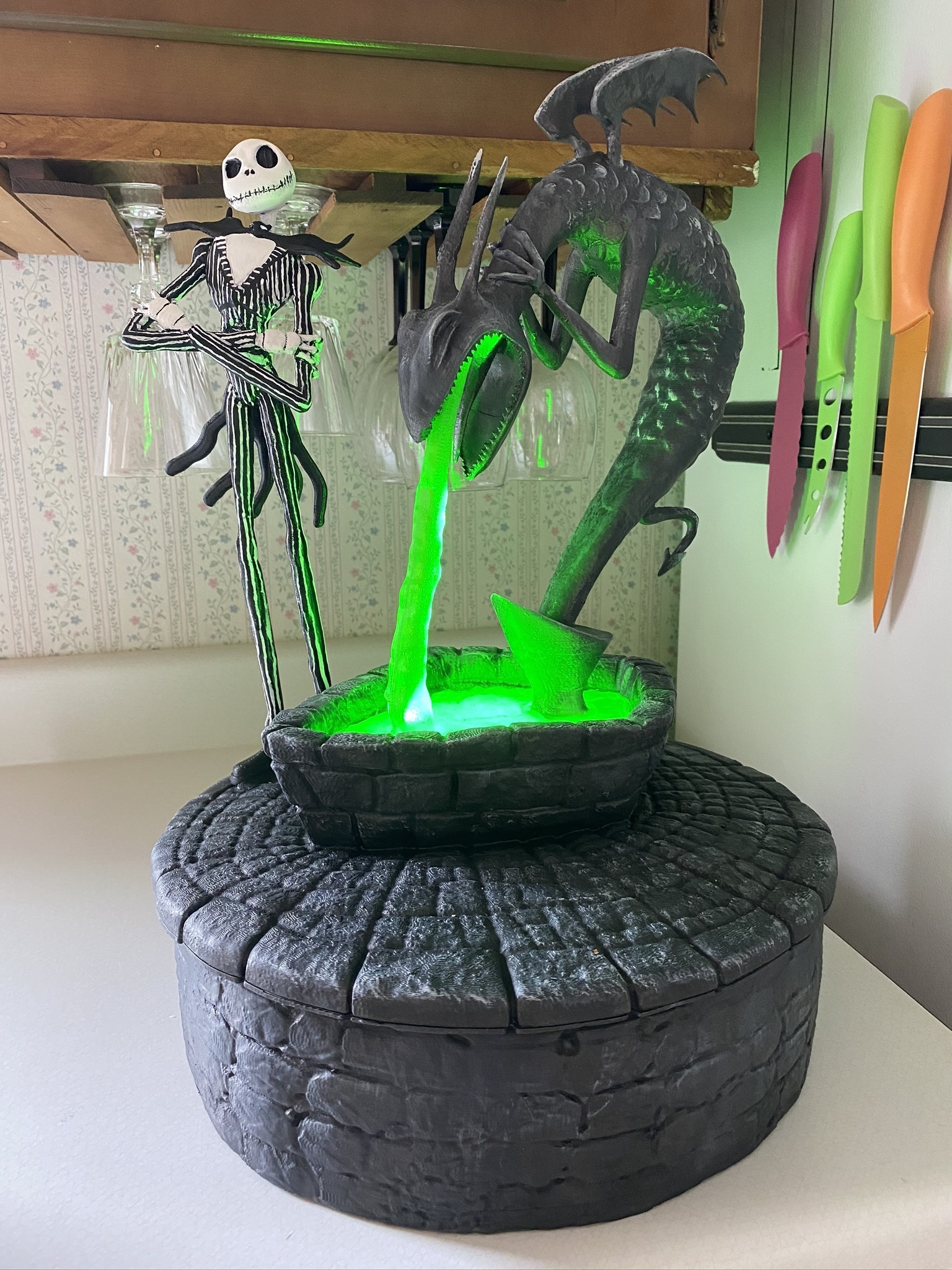 🎄 The Nightmare Before Christmas - Halloween Town Fountain・3D Print ...