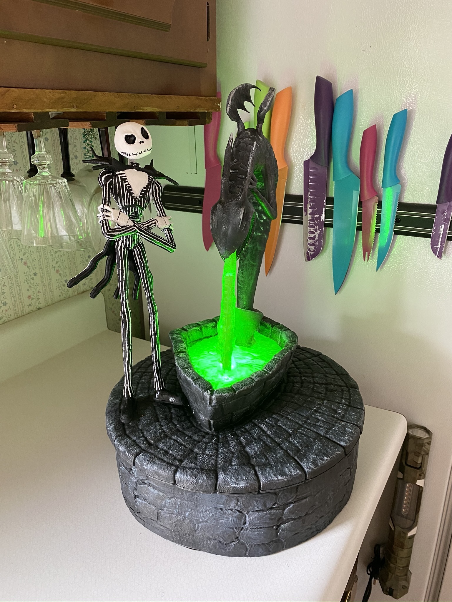 3D printable The Nightmare Before Christmas - Halloween Town Fountain ...