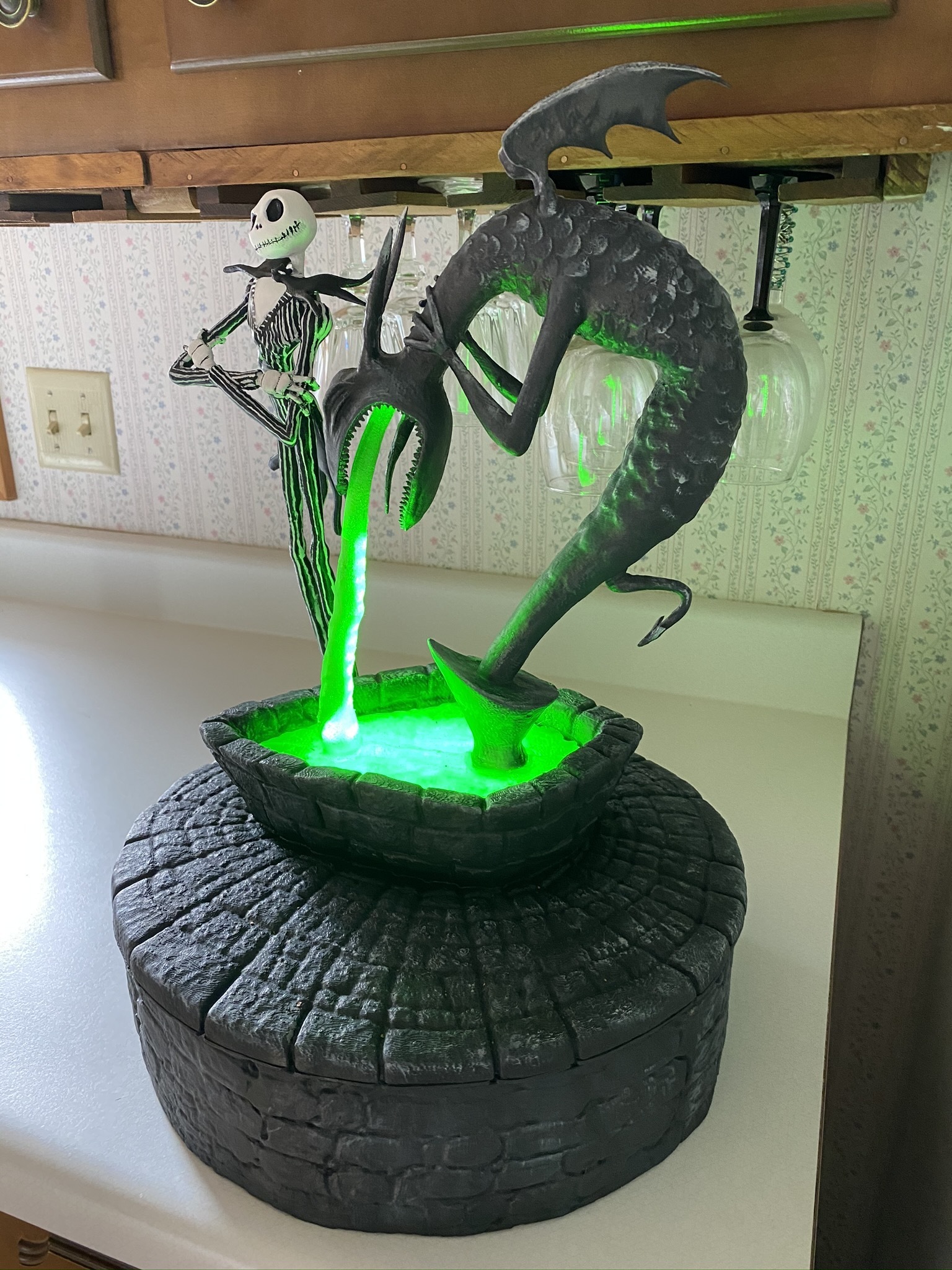 3D printable The Nightmare Before Christmas - Halloween Town Fountain ...