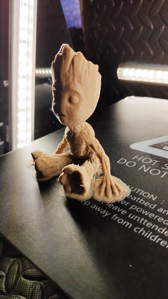 3D print Baby Groot Air Plant Planter・Cults