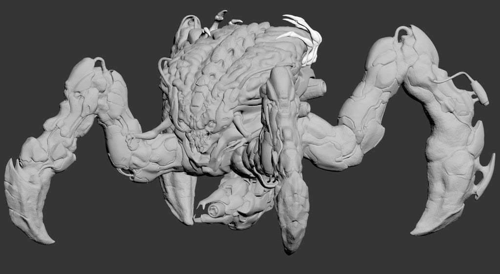 Arquivo grátis STL Spider Demon - Doom 🕷️ ・modelo para impressão 3D ...