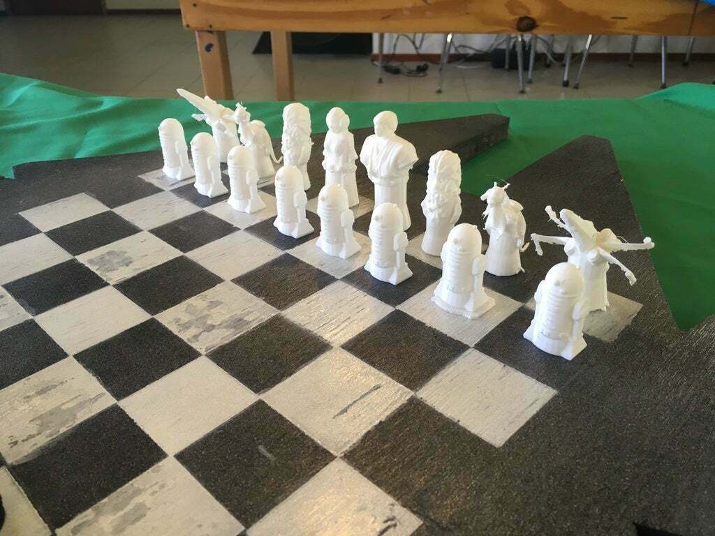 ⭐ Star Wars Chess set・Free STL File for ・Cults