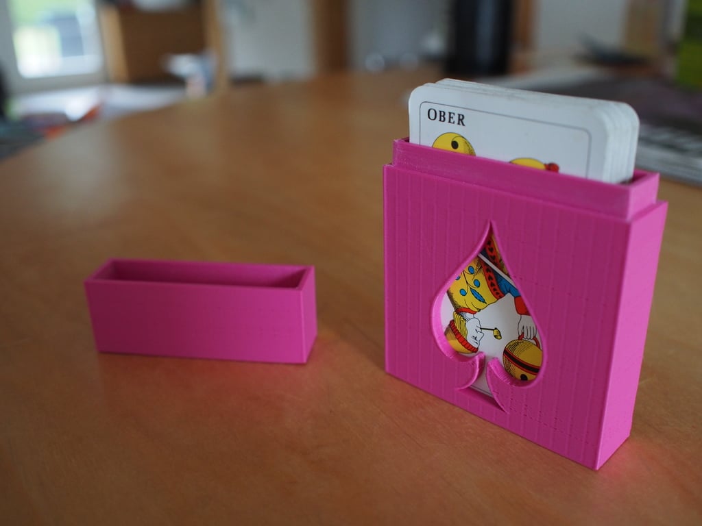 3D printable Playing Card Box・Cults