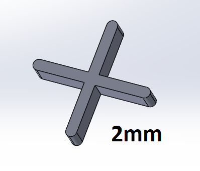 🧑‍🔧 2mm crosspiece・Free STL File for ・Cults