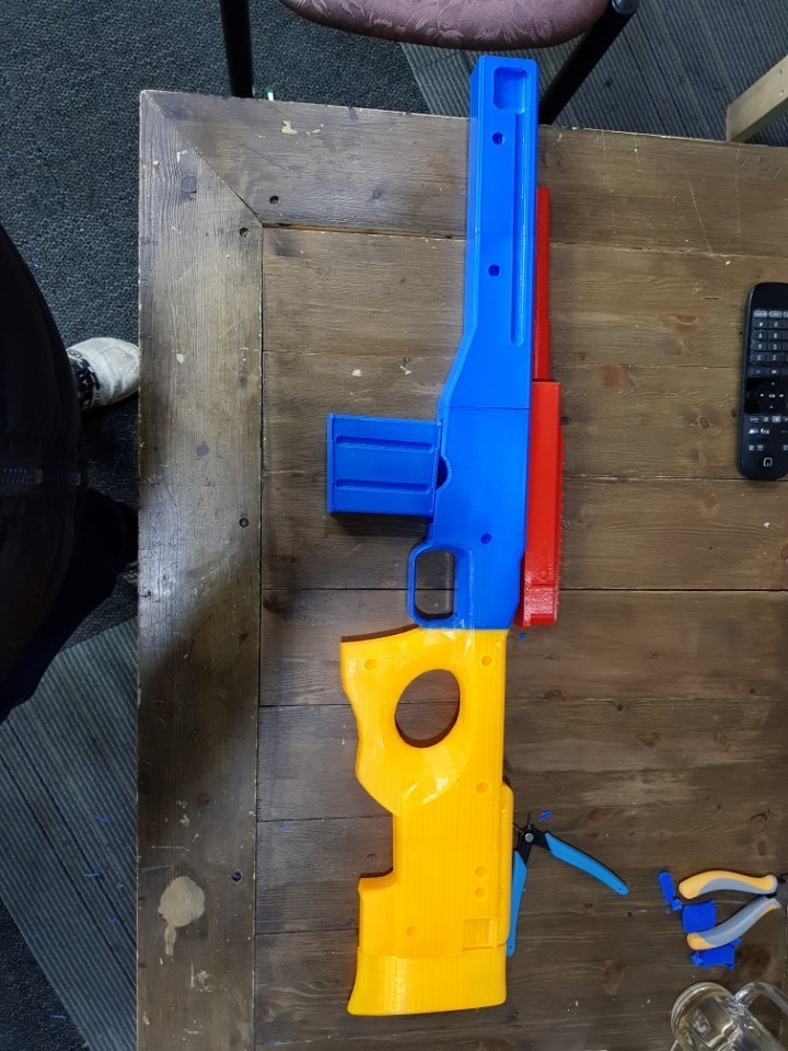 3D file PUBG AWP 🔫 ・Template to download and 3D print・Cults