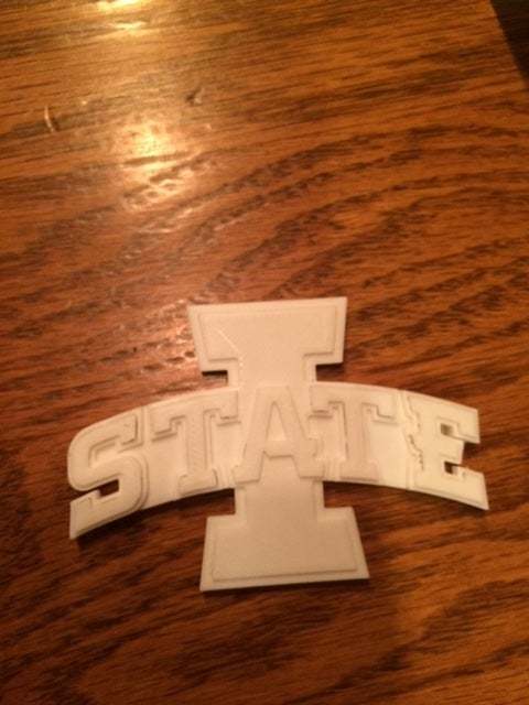 🧞‍♂️ Iowa State Logo・Free STL File for ・Cults