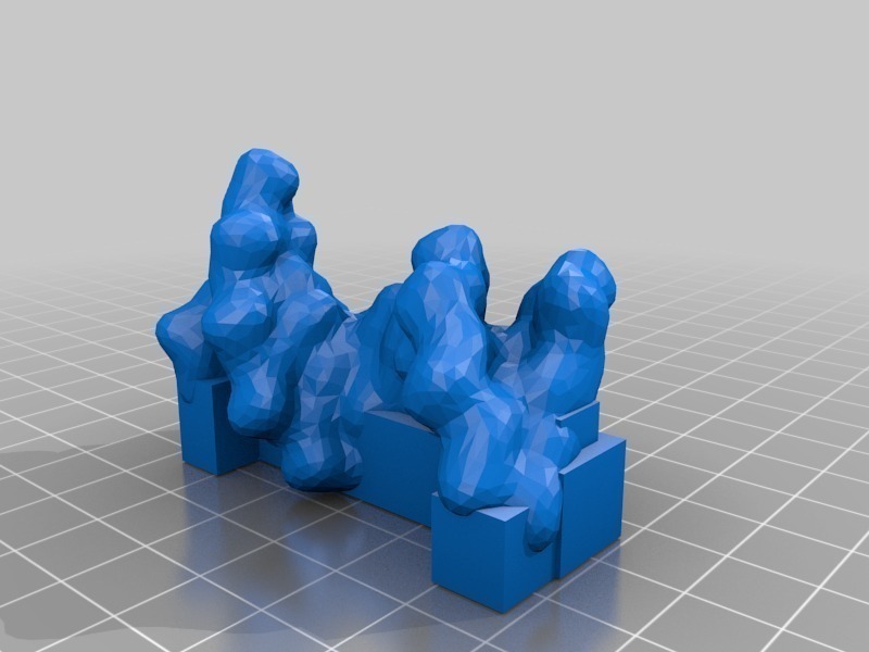 Free STL file Interlocking Lambda Phage Cro Repressor Protein and DNA 🧬 ...