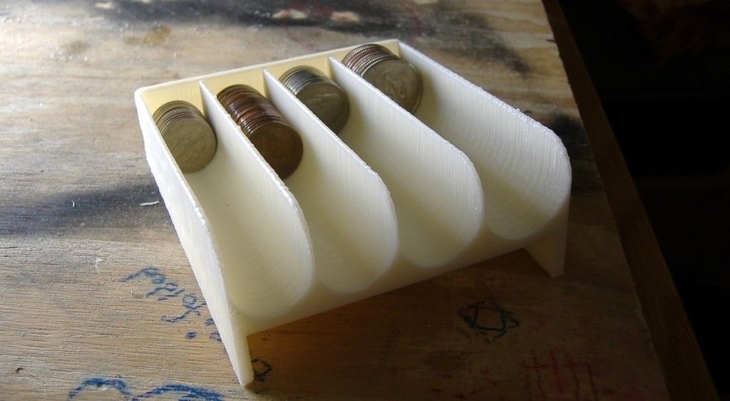 Free STL file Coin Organizer (US) 🪙 ・3D printer model to download・Cults