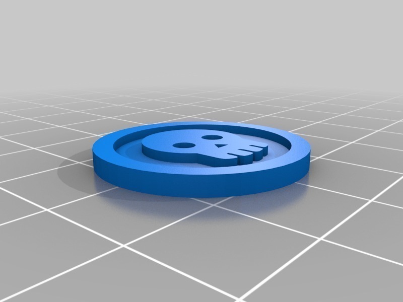 💀 Skull Coin・Free STL File for 3D printing and CNC machining - Laser ...