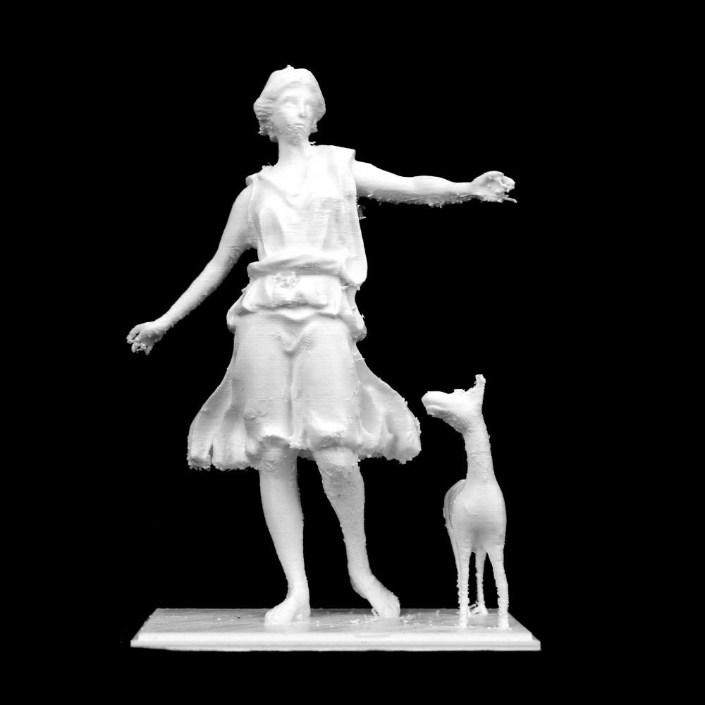 Free STL file Artemis and a deer at The Metropolitan Museum of Art, New ...