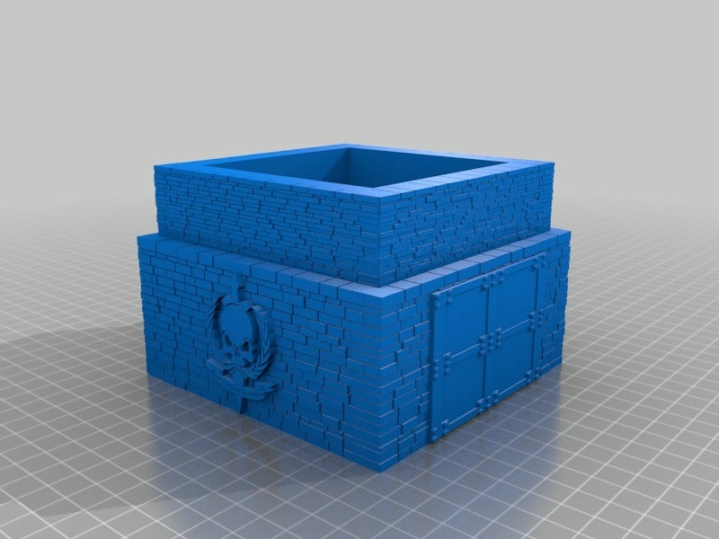⚔ Warhammer Brick Bunker 6・Free STL File for ・Cults
