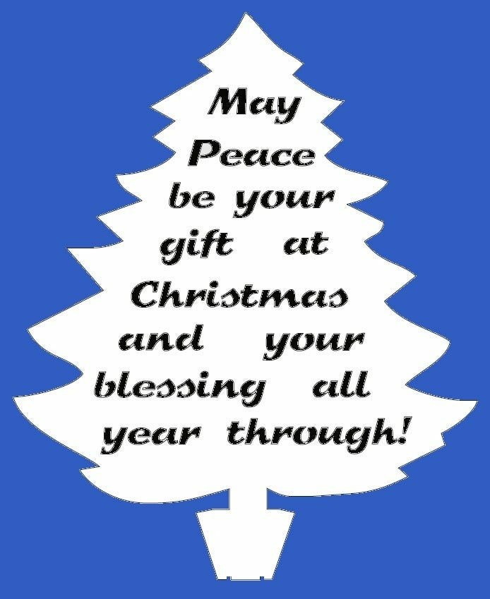 Free STL file Christmas Tree Blessing- Plaque 🎄 ・3D print design to ...