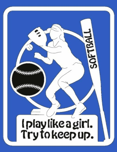 🥎 Softball Plaque・Free STL File for ・Cults