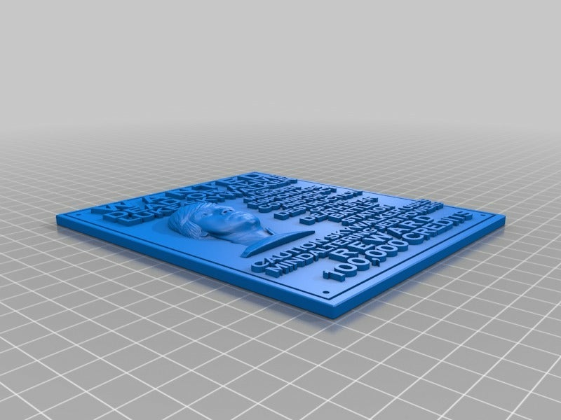 Free STL file Luke Wanted Poster 🎬 ・3D printing model to download・Cults