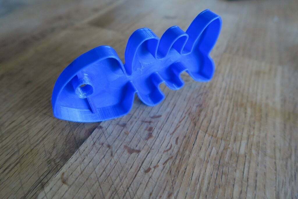 Free STL file Punch Skeleton fish 👊 ・3D printer design to download・Cults