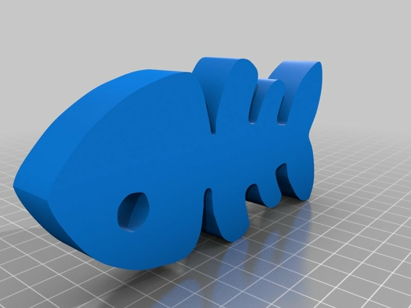 Free STL file Punch Skeleton fish 👊 ・3D printer design to download・Cults