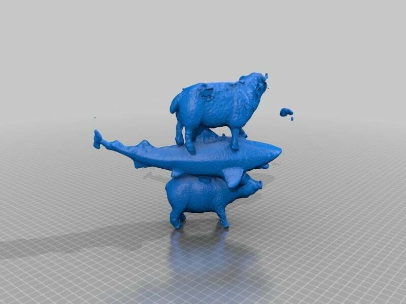Free STL file Sheep Shark Pig 🐑・3D printing design to download・Cults