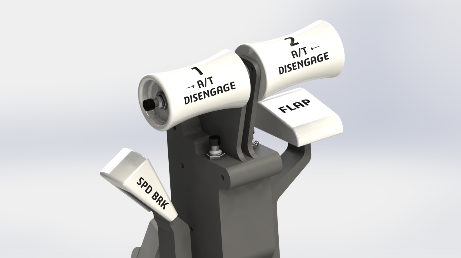 🎲 BOEING 737 THROTTLE HANDLES FOR SAITEK PRO FLIGHT V2, FLIGHT ...