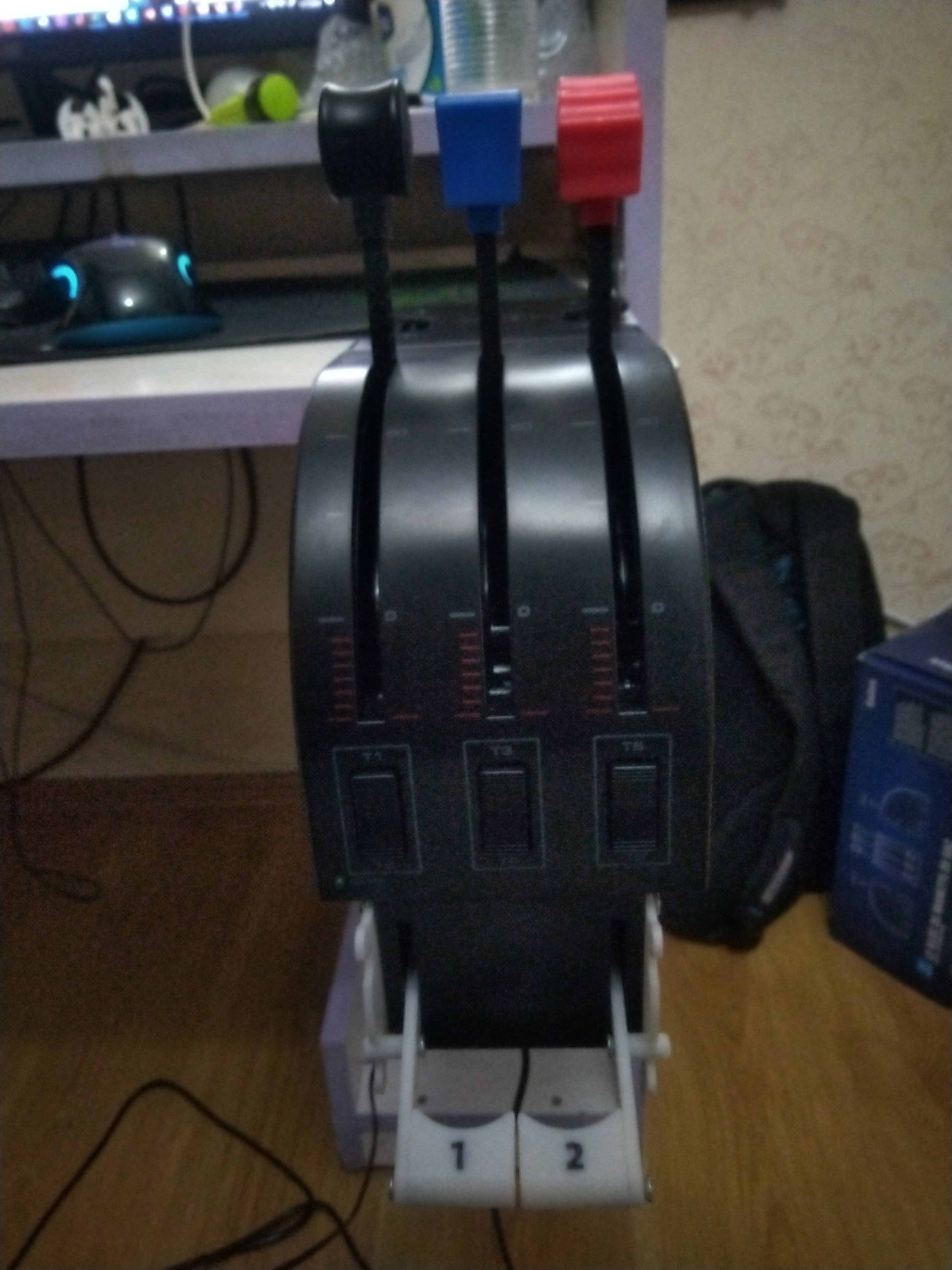 ⛽ Boeing 737 Cut-off Levers Module for Saitek Throttle Quadrant・ 3D ...