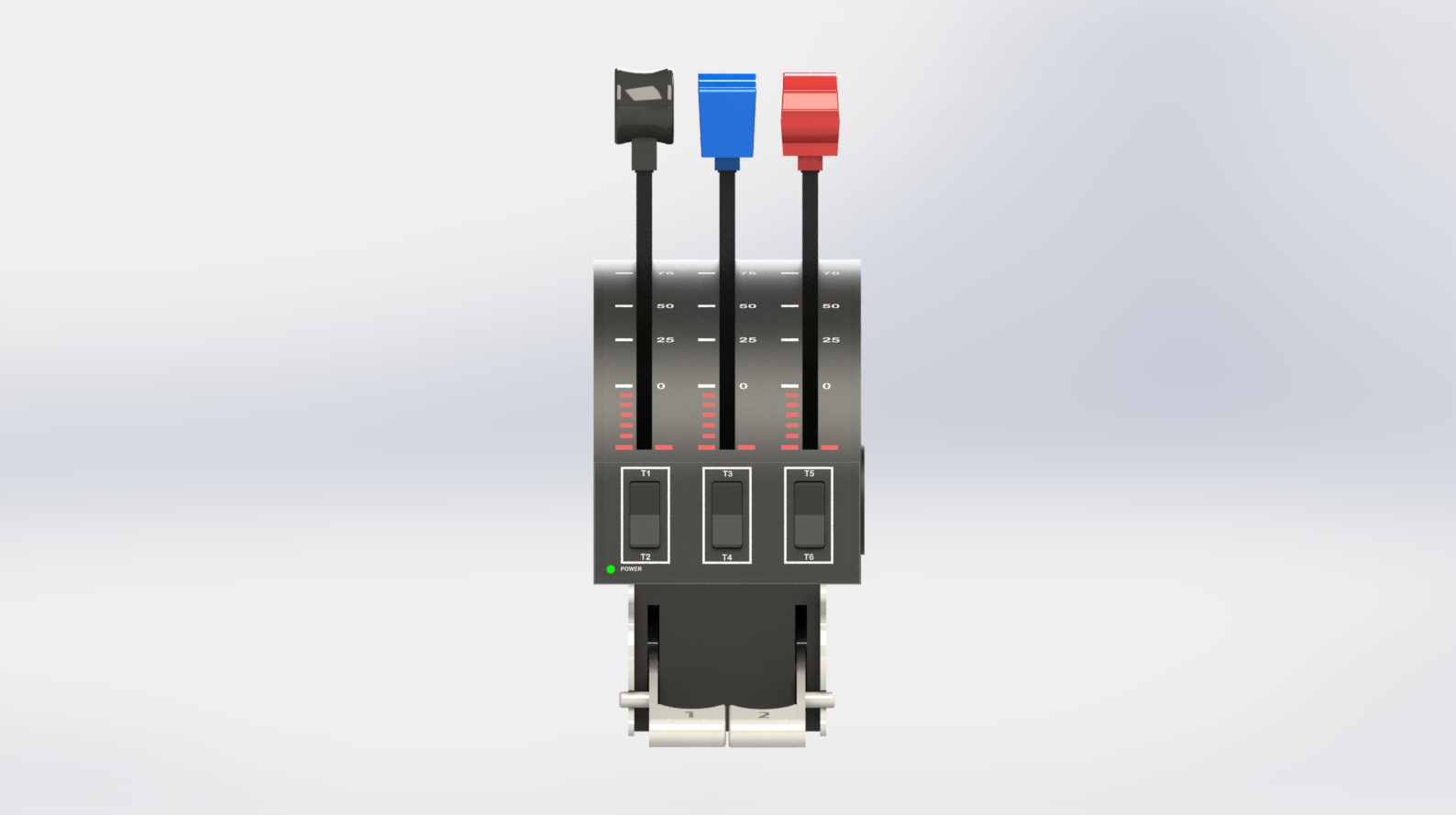 ⛽ Boeing 737 Cut-off Levers Module for Saitek Throttle Quadrant・ 3D ...