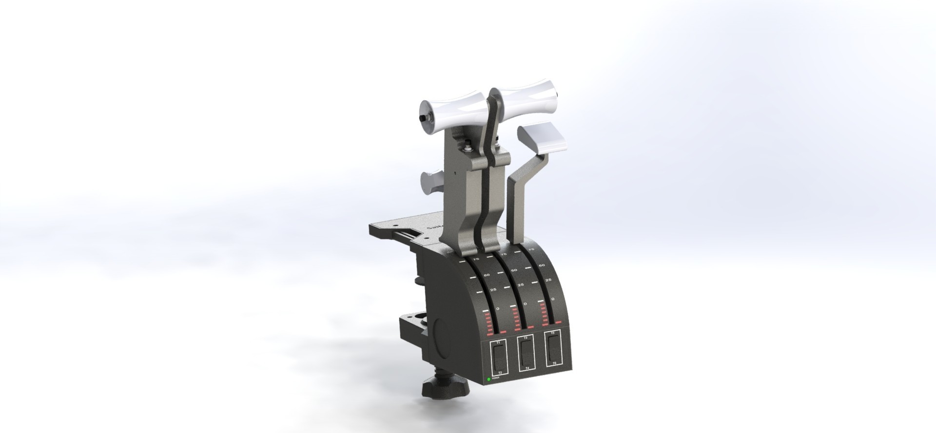 STL file Boeing 737 throttle handles for saitek pro flight ️ ・3D ...