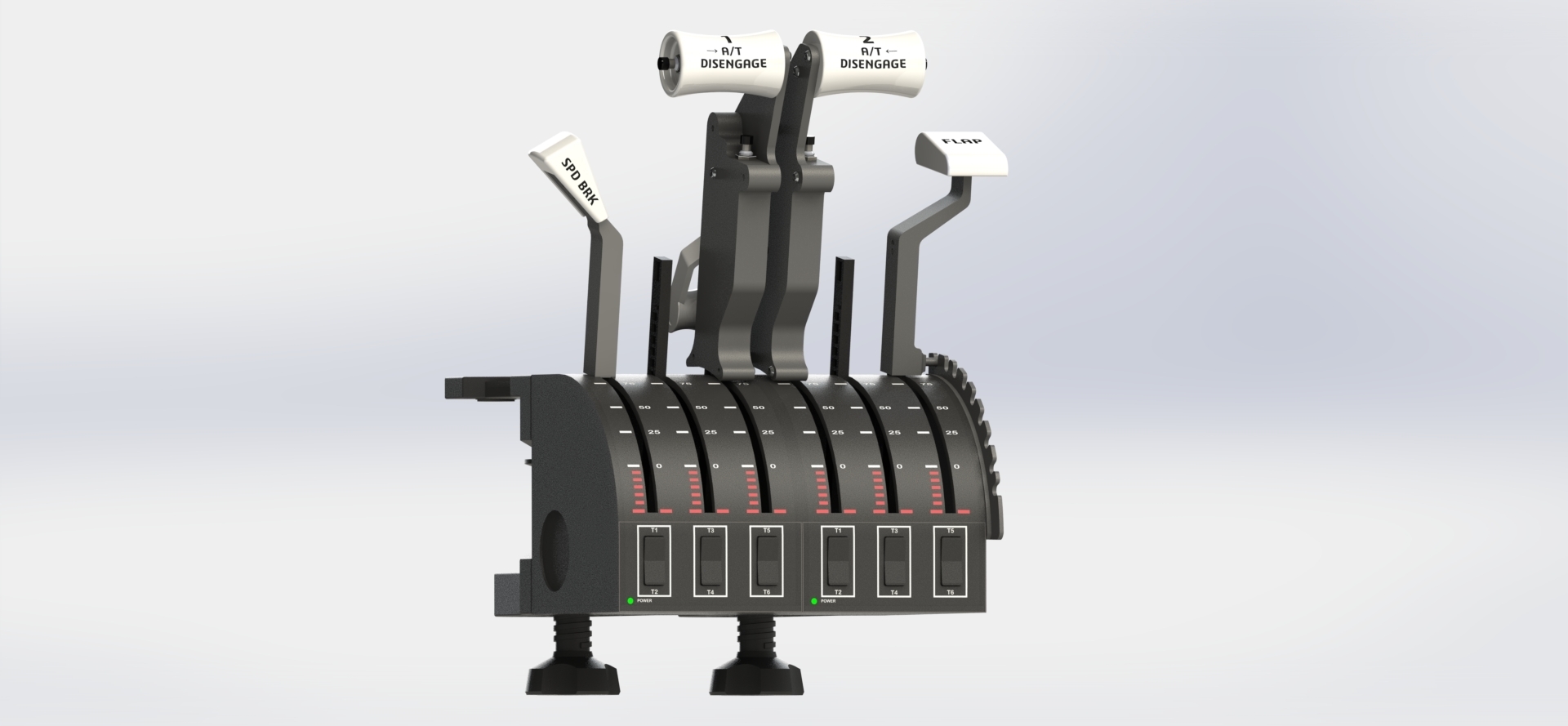 🎠 BOEING 737 THROTTLE HANDLES FOR SAITEK PRO FLIGHT v2 - Flight ...