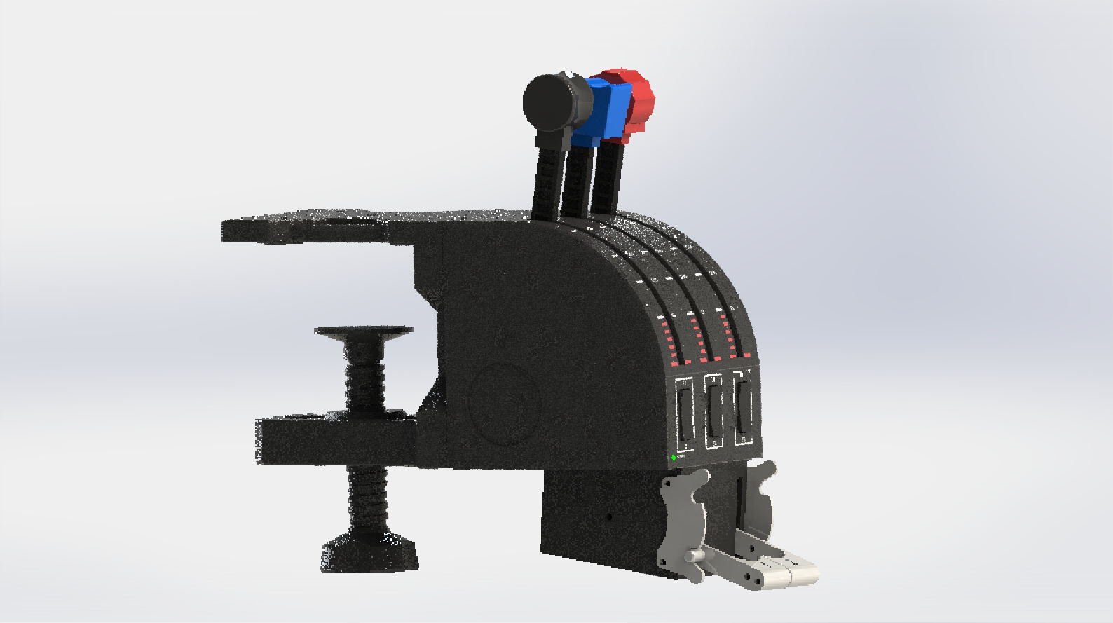 ⛽ Boeing 737 Cut-off Levers Module for Saitek Throttle Quadrant・ 3D ...