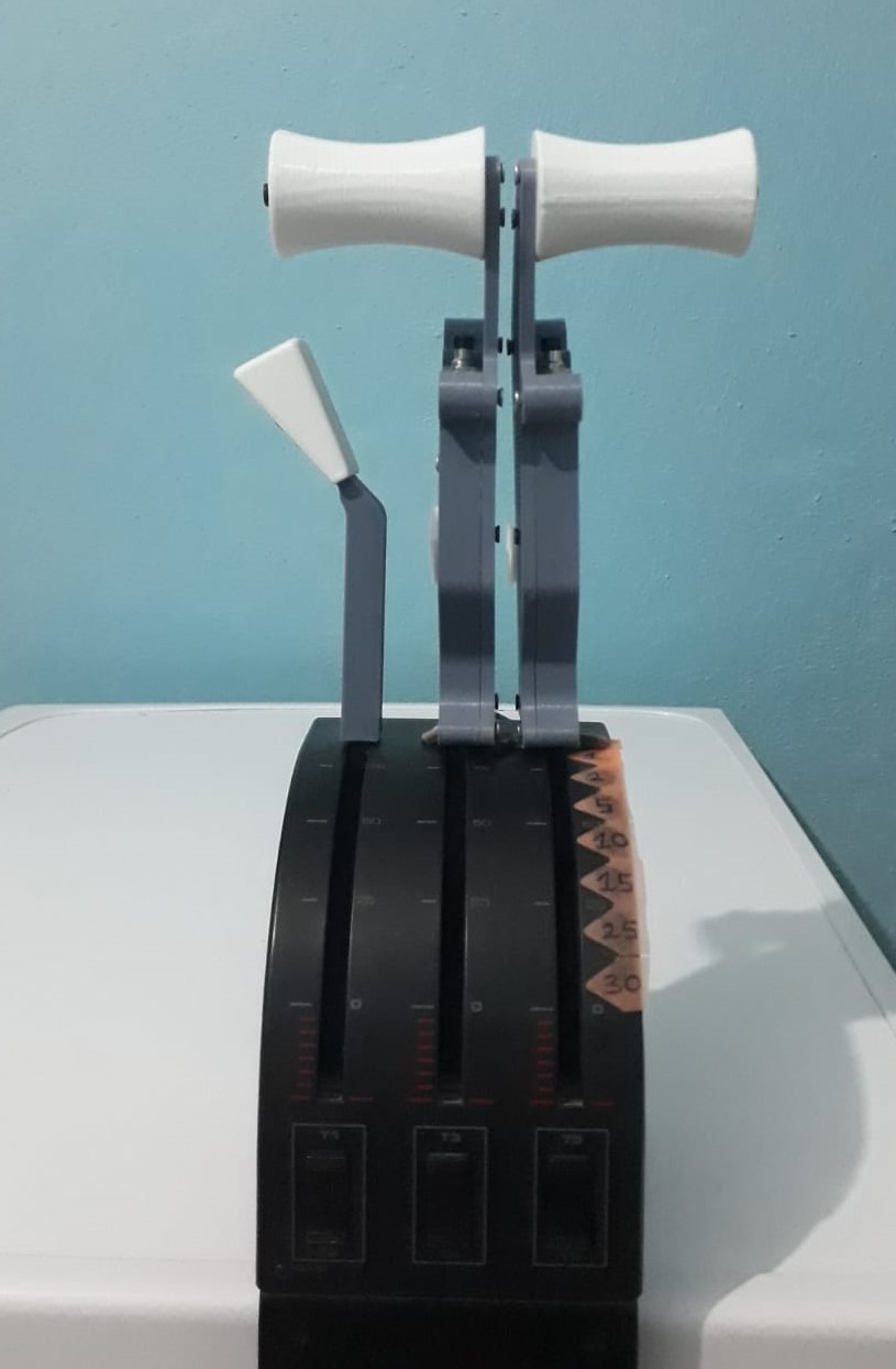 STL file Boeing 737 throttle handles for saitek pro flight ️ ・3D ...