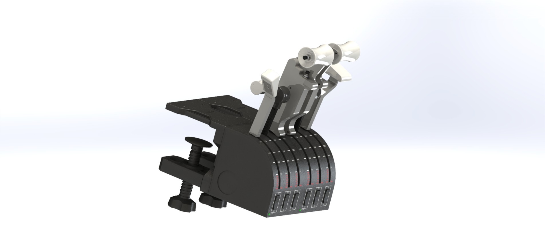 ️ Boeing 737 throttle handles for saitek pro flight・ STL File for ・Cults