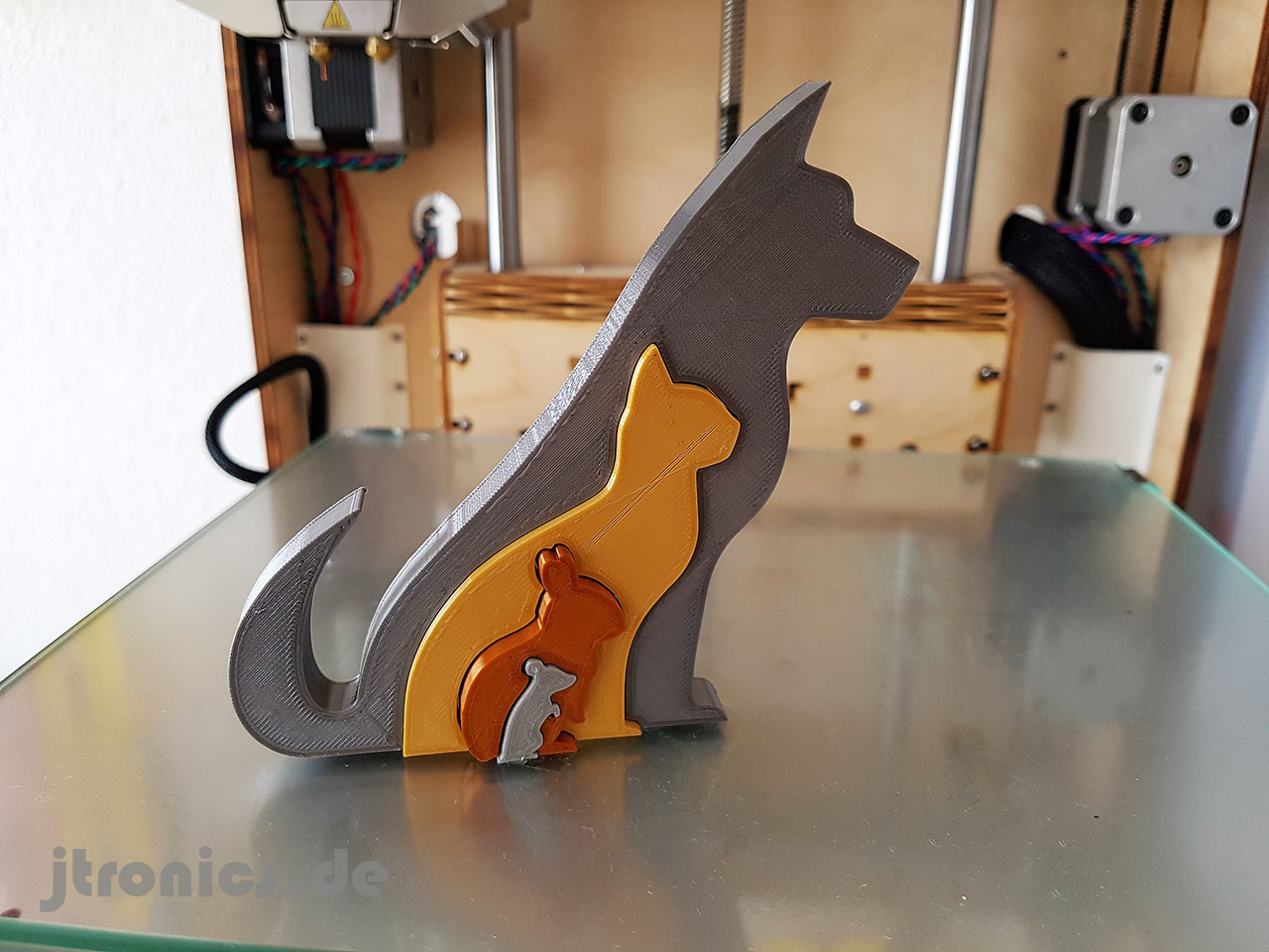 👤 Animal Silhouette - Dog Cat Rabbit Mouse・Free STL File for ・Cults