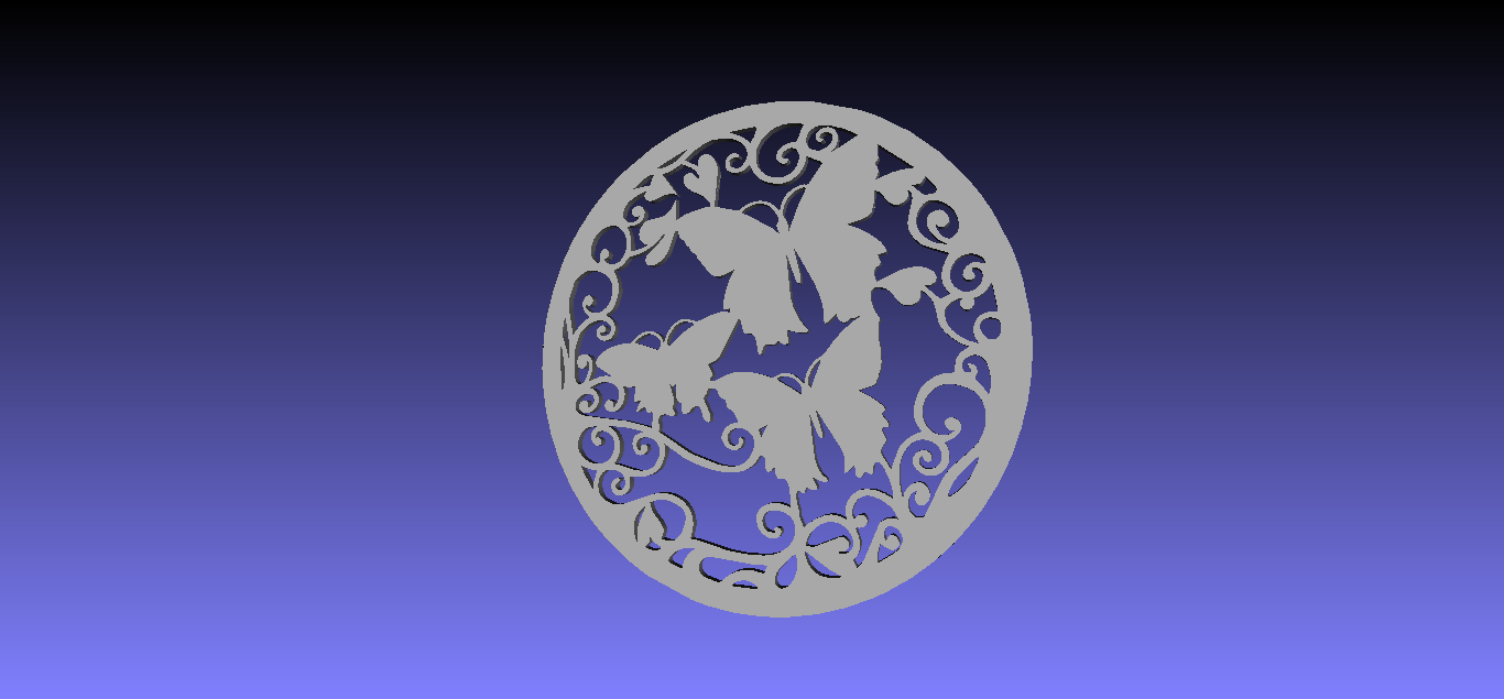 STL file Butterfly II ( Butterfly ) 2D 🦋 ・3D print object to download・Cults