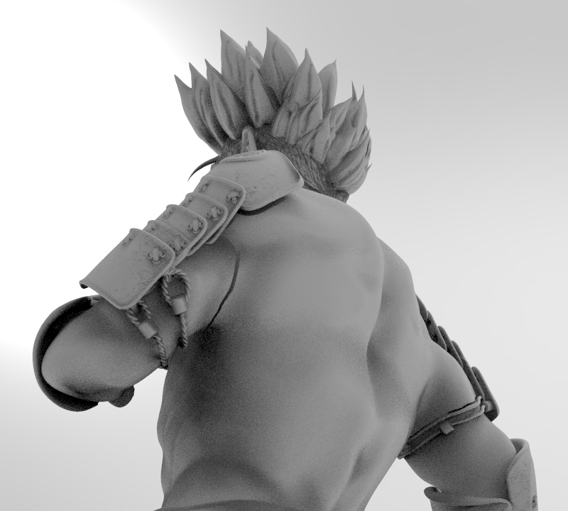 3D file Trunks Samurai Dragon Ball 🗡️ ・3D print object to download・Cults
