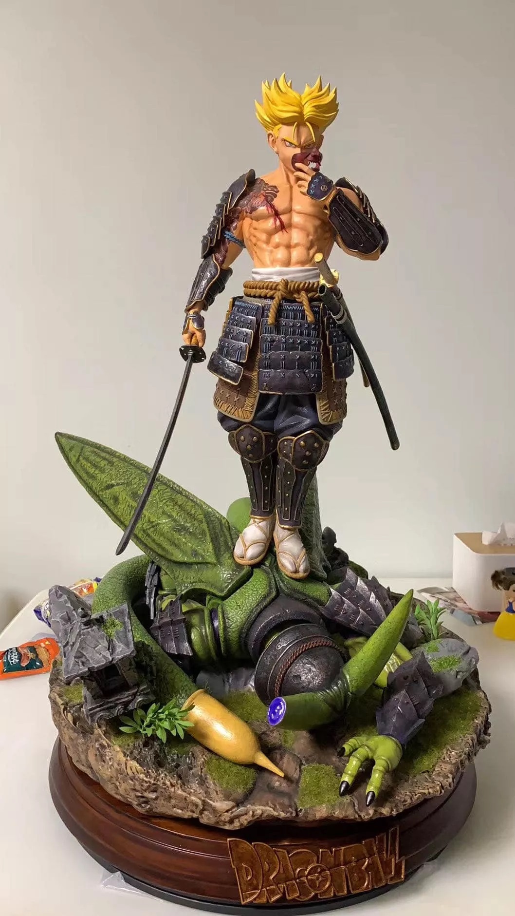 3D file Trunks Samurai Dragon Ball 🗡️ ・3D print object to download・Cults