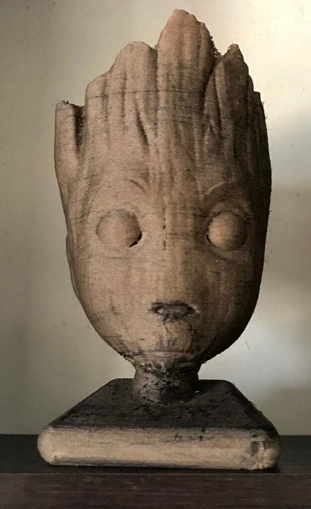 3D printed Baby groot head planter・Cults