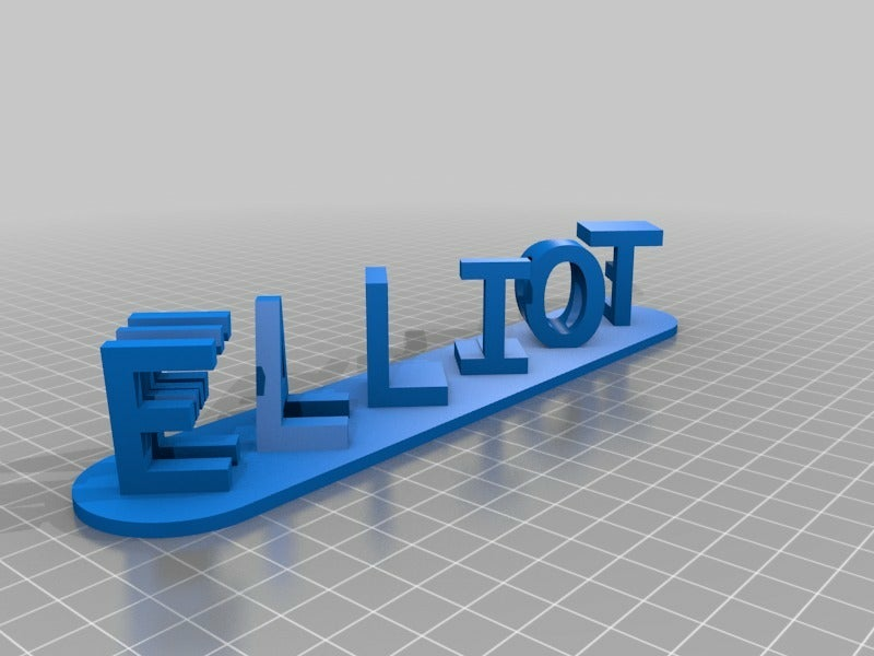 Free STL file ELLIOT W 🎨 ・3D print design to download・Cults