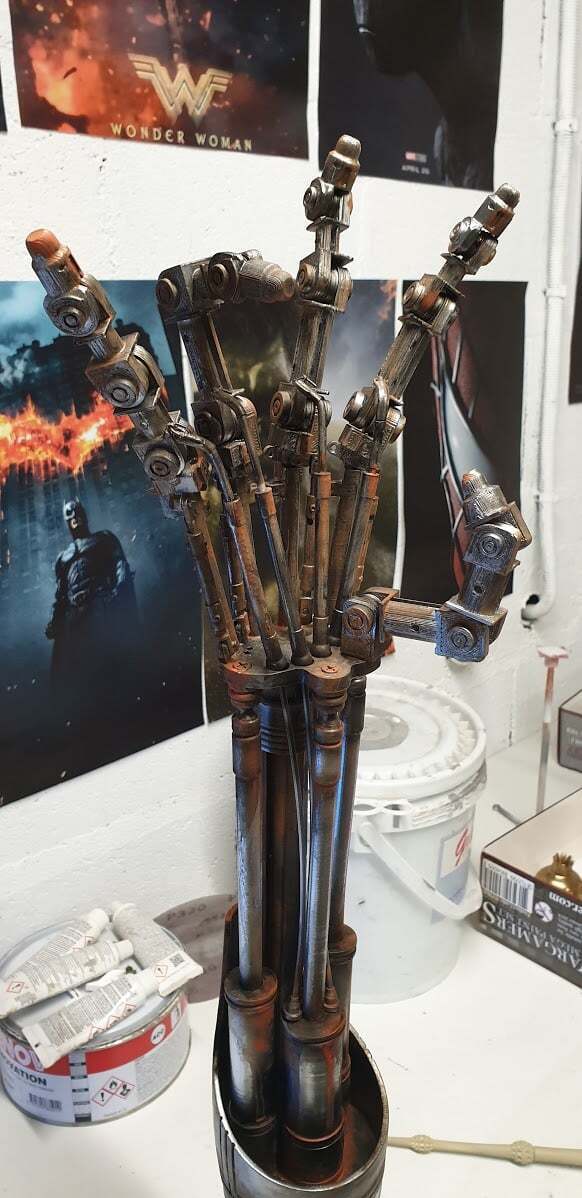 💪 DIY Life-Size Terminator Arm Lamp・3D Print・Cults