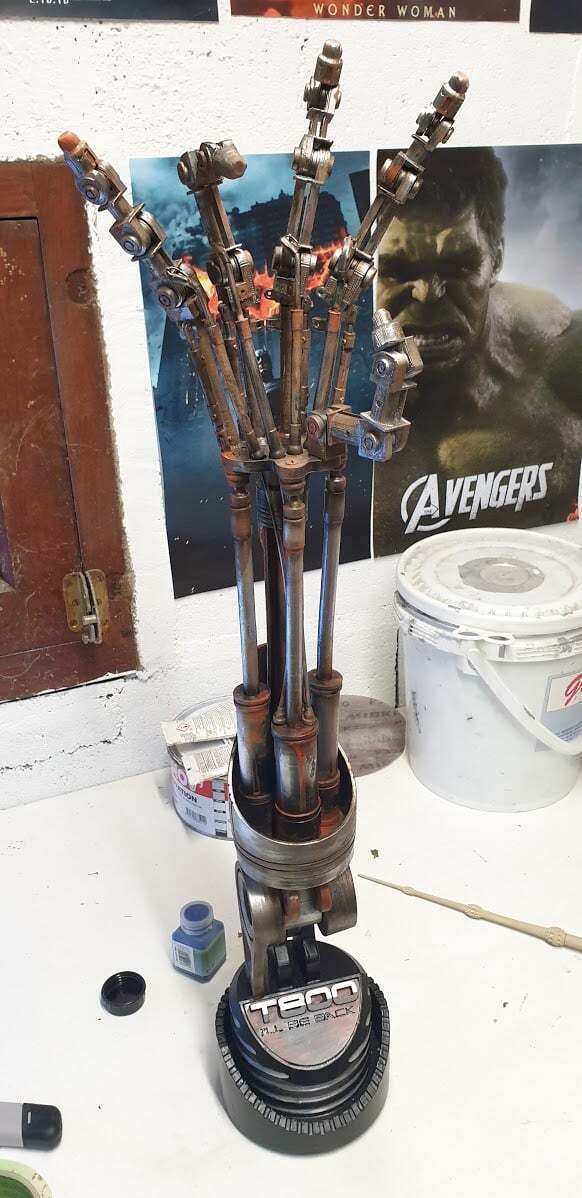 💪 DIY Life-Size Terminator Arm Lamp・3D Print・Cults