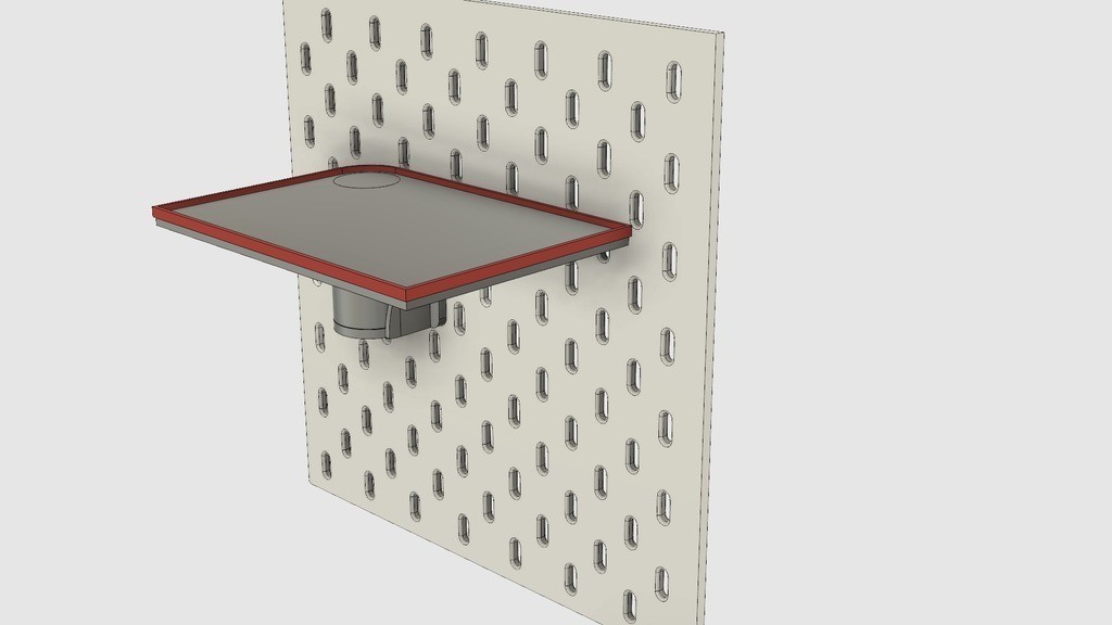 🏠 Heavy duty Swivel platform for Ikea Skadis・Free STL File for ・Cults