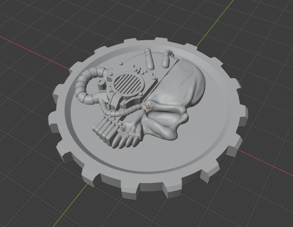 📛 Adeptus Mechanicus Sign Badge・ STL File for ・Cults