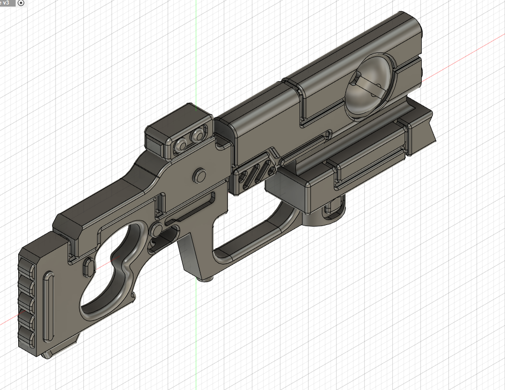 Файл STL Tau Pulse carbine for cosplay 🔫 (OBJ)・Дизайн для загрузки и 3D ...