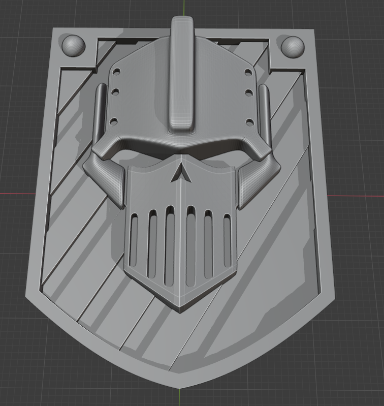 📛 Iron Warrior badge・ STL File for ・Cults